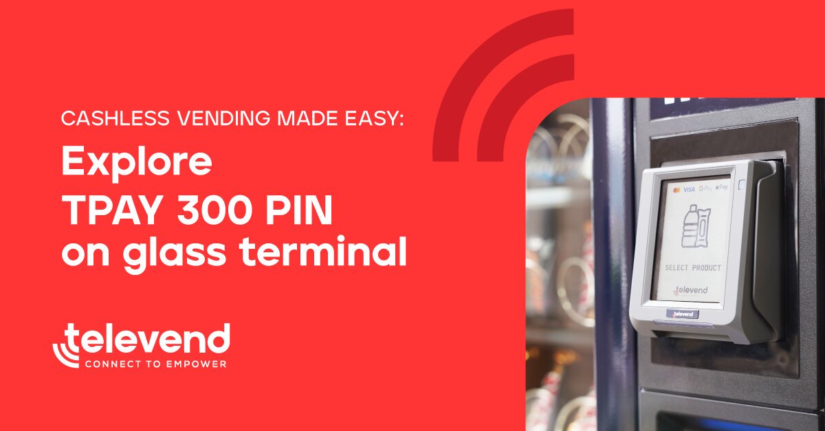Cashless Vending Made Easy with TPAY 300 Terminal | Televend
